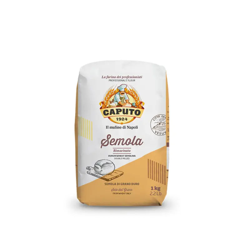 Caputo Semola Rimacinata – Italian Re-Milled Semolina Flour | 1kg ...