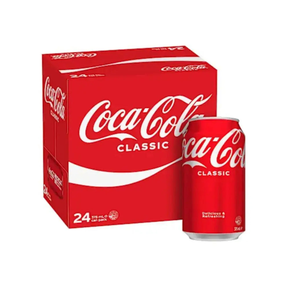 Coca Cola Classic – 375mL Soft Drink Cans, 24 Pack – Petits Tresors