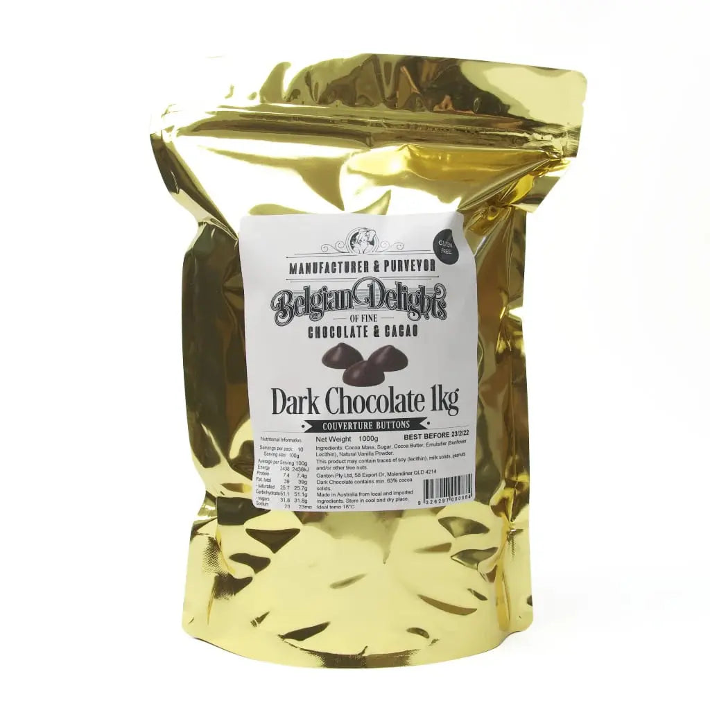 Milk Couverture Chocolate 500g – Belgian Delights, 37% Cocoa