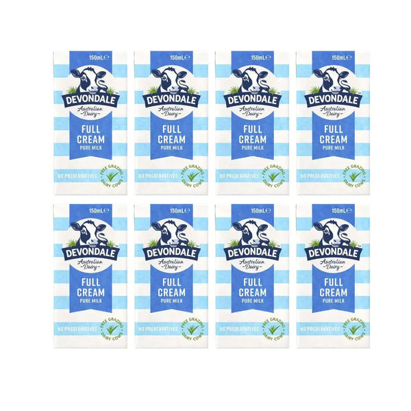 Devondale Full Cream UHT Milk 150ml - 8 Pack - PetitsTresors – Petits ...