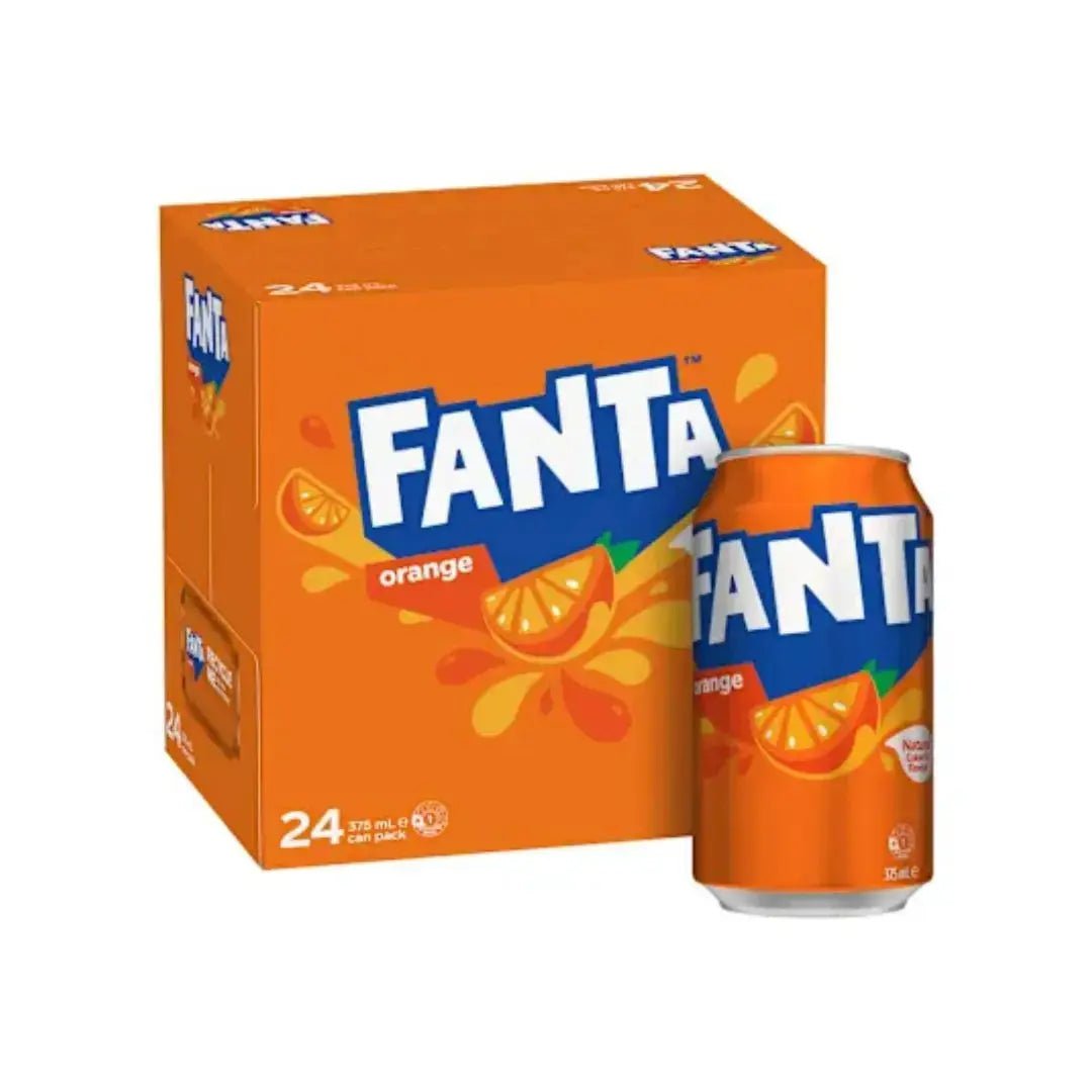 Fanta Orange – Fruity and Refreshing 375mL Soft Drink Can – Petits Tresors