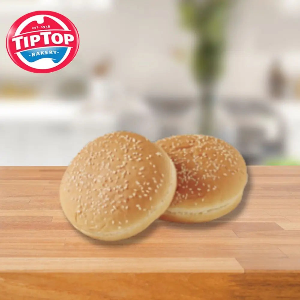 Tip Top 5" Sliced Hamburger Bun – Soft, Fluffy and Perfect for Burgers