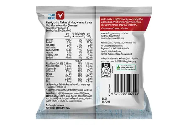 Kelloggs Special K Sachets 30g – Nutritious, Protein-Rich Breakfast