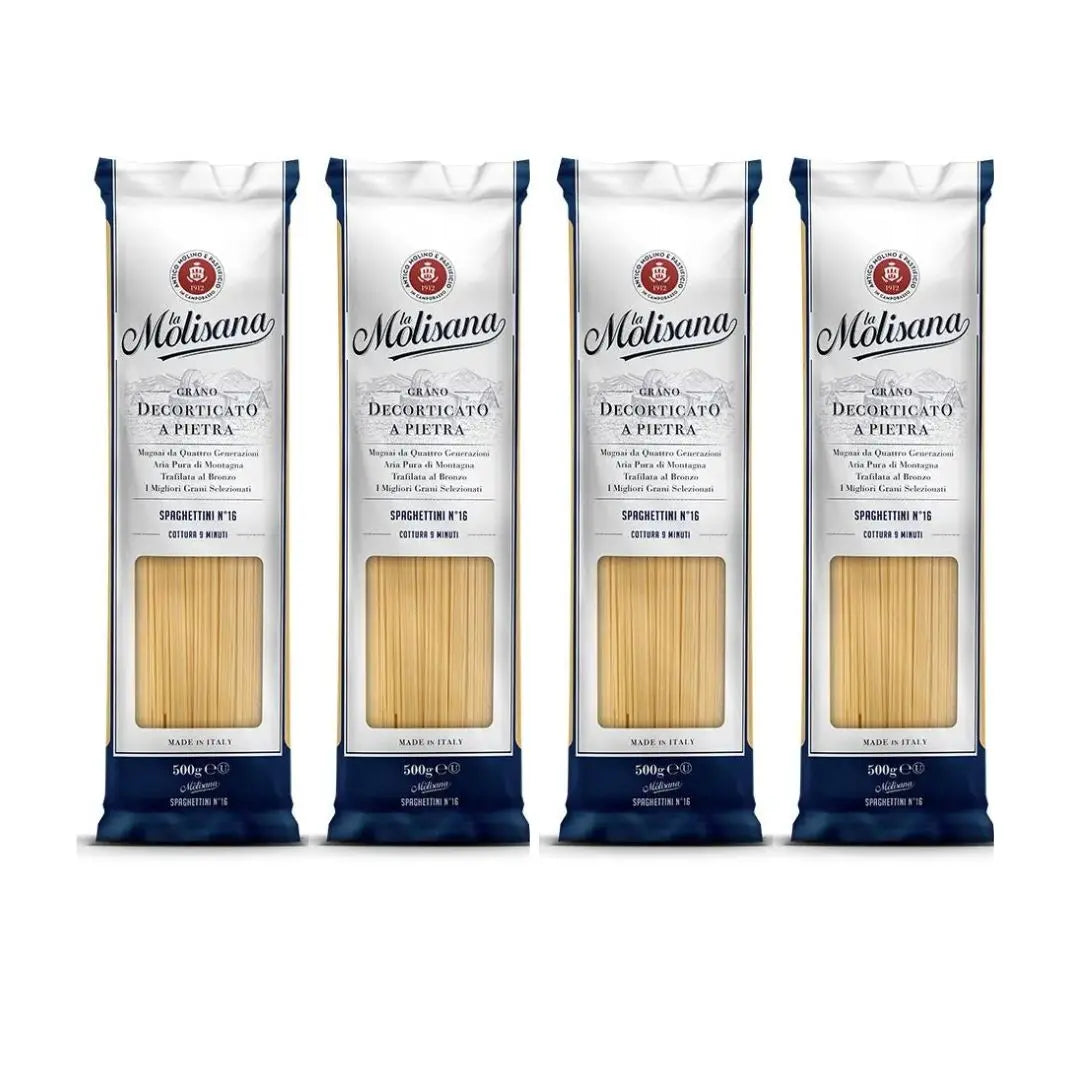 Premium La Molisana Spaghettini | Bronze-Extruded Pasta for Quick ...