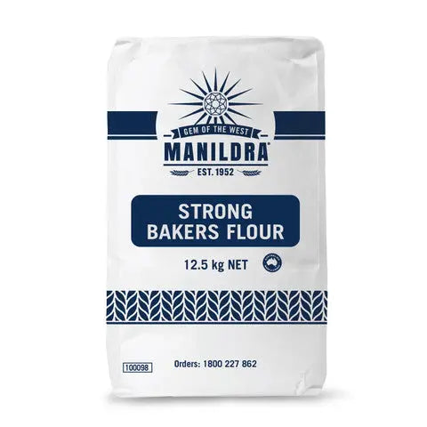 Manildra Strong Bakers Flour 12.5kg | High-Protein Australian Flour