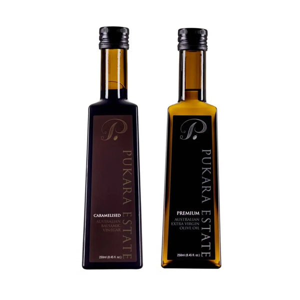 Pukara Estate Gift Bundle Caramelised Balsamic and Extra Virgin Olive Oil