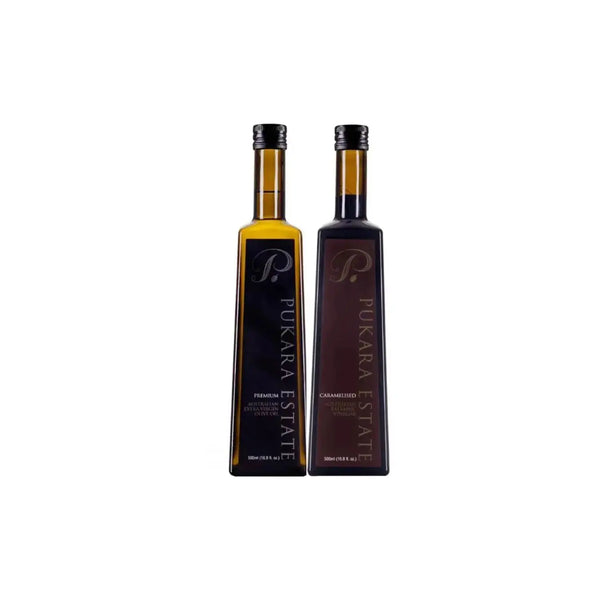 Pukara Estate Olive Oil & Balsamic Vinegar Set | Gourmet Bundle 500ml