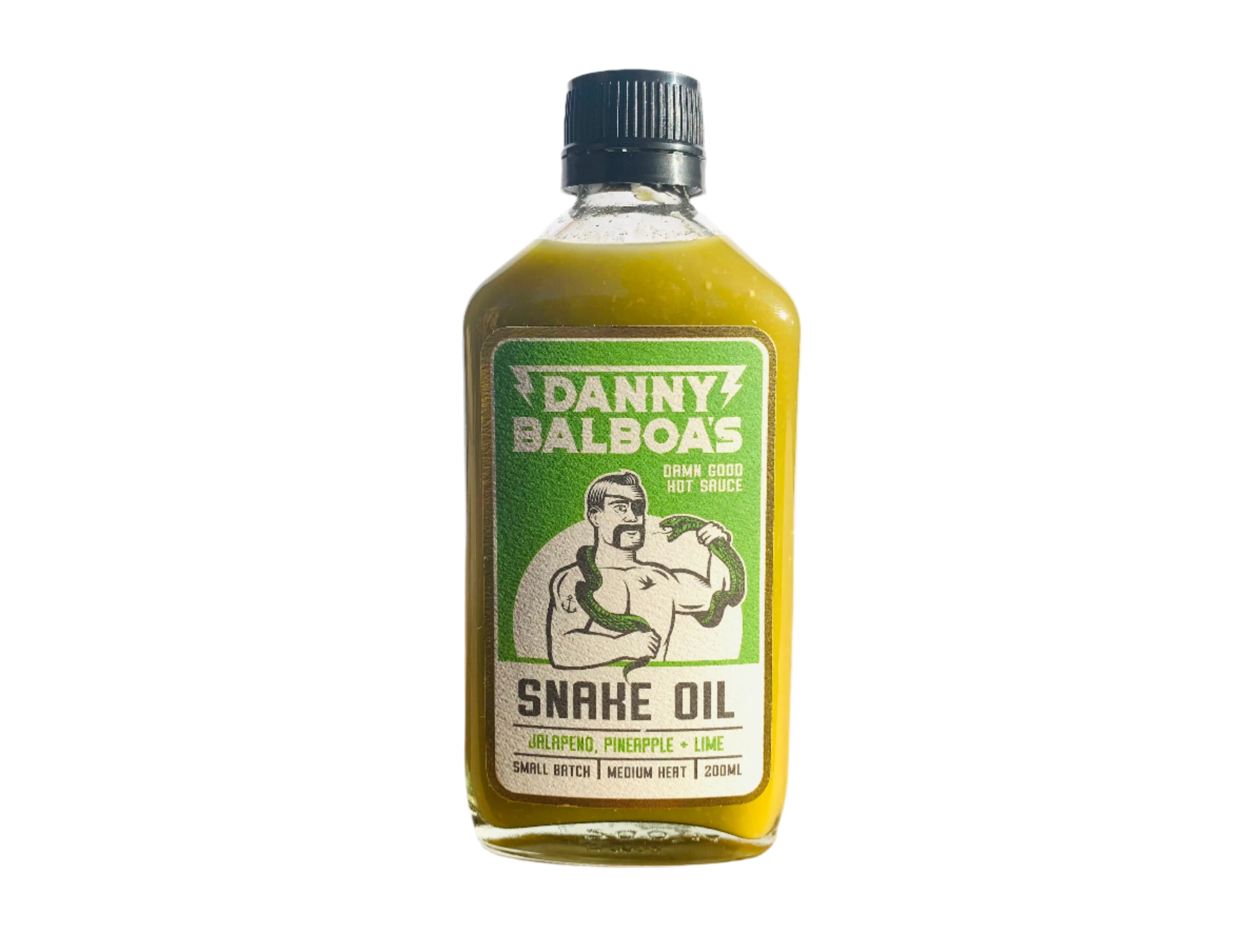 Danny Balboa Sauce | Snake Oil Jalapeno, Pineapple & Lime Hot Sauce ...