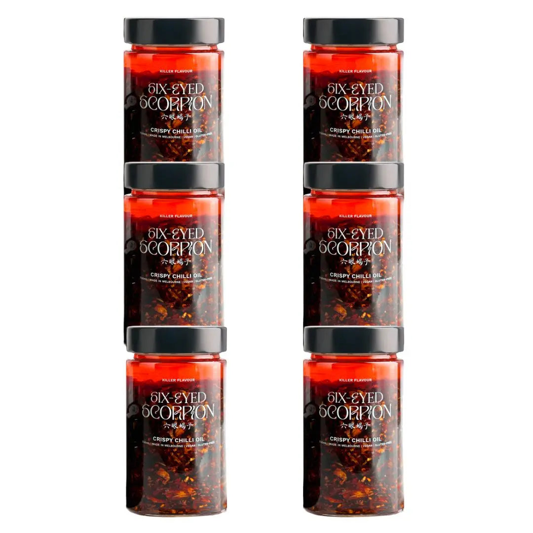 Six-Eyed Scorpion Original Crispy Chilli Oil - for XL 6 pack lovers ...