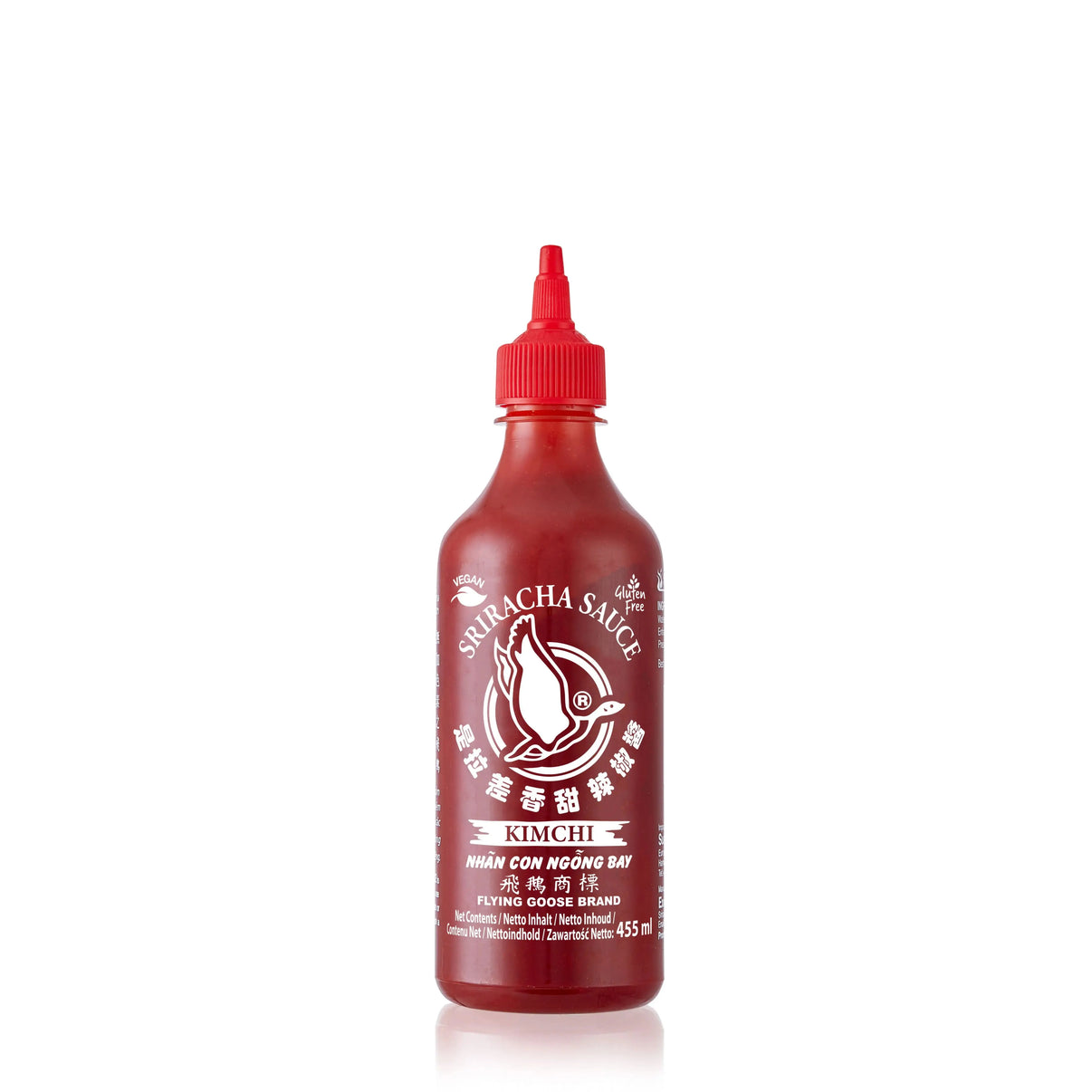 Flying Goose Kimchi Sriracha Sauce – Tangy, Spicy, Vegan | 455ml ...