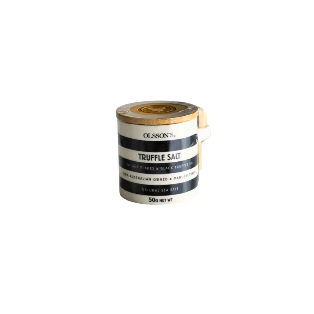 Olsson's Salt | Truffle Salt | 50g Stoneware Jar | PetitsTresors