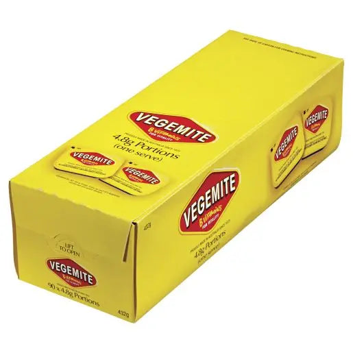 Vegemite 4.8g Portions | Ideal for Hotels and BnBs